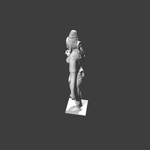 Standing Parvati - Free 3d model on creazilla.com