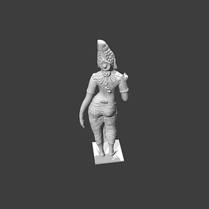 Standing Parvati - Free 3d model on creazilla.com