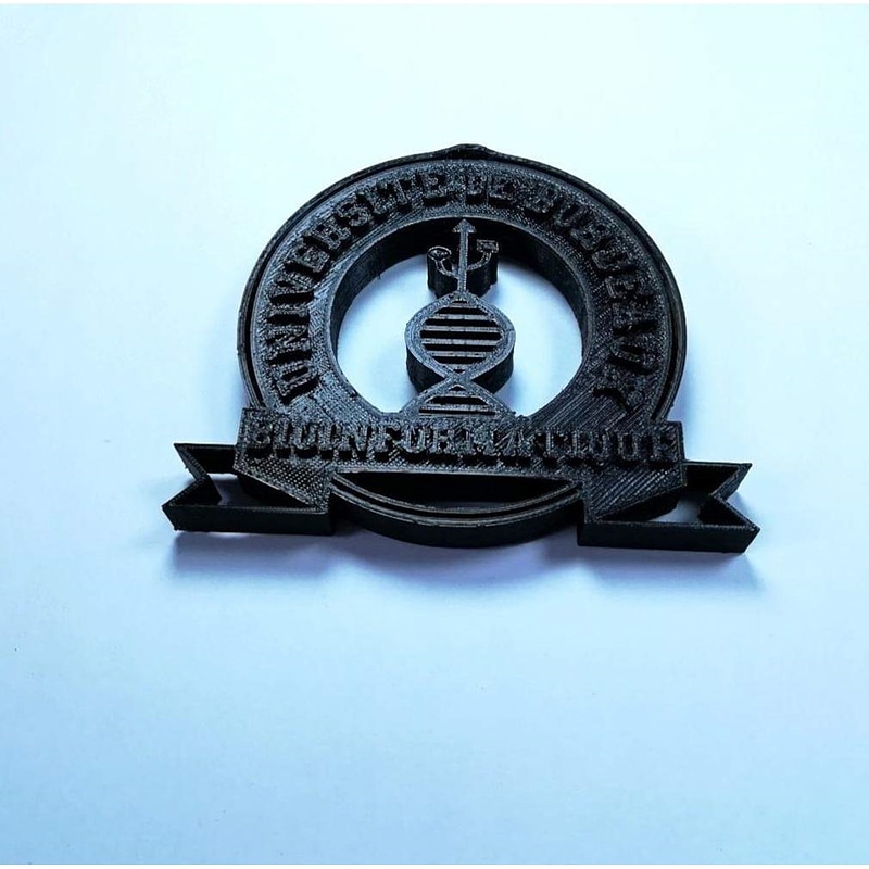 Bioinformatics Master Bordeaux Logo - Free 3d model on creazilla.com