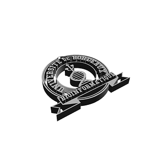 Bioinformatics Master Bordeaux Logo - Free 3d model on creazilla.com