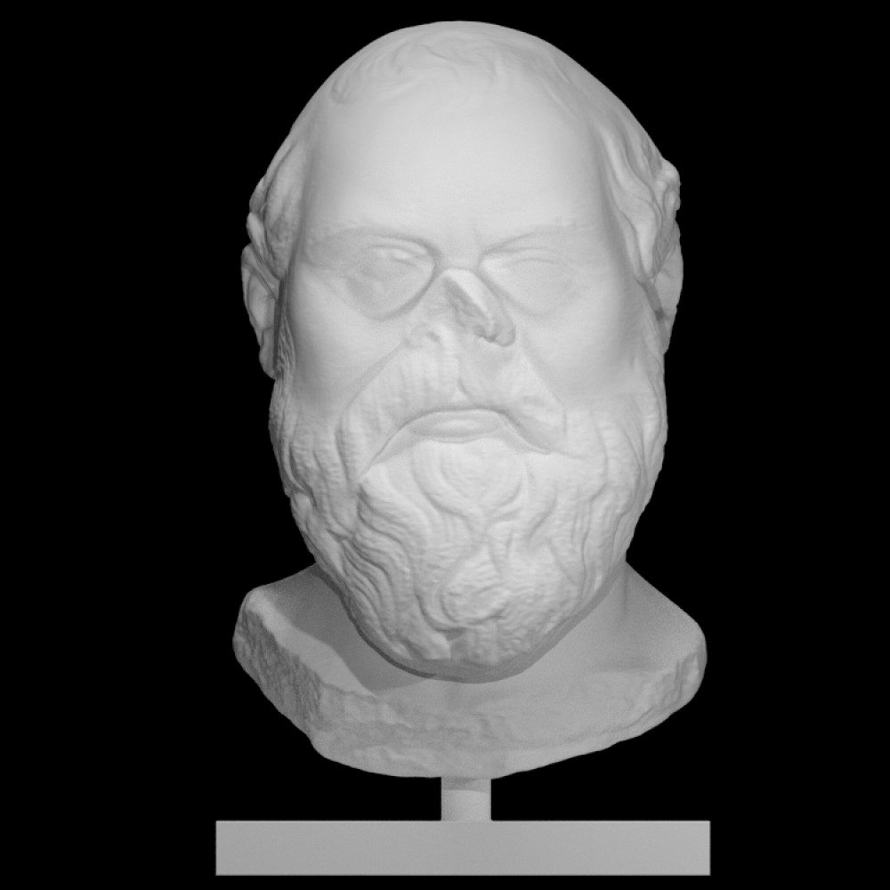 Socrates - Free 3d model on creazilla.com
