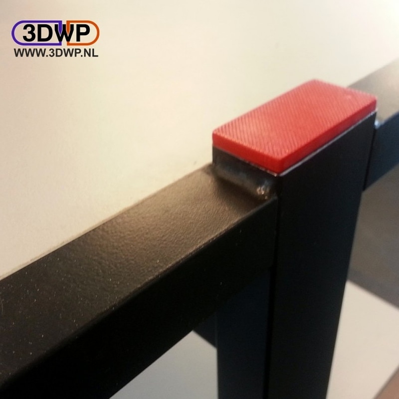 Rectangular Tube End Cap - Free 3d model on creazilla.com