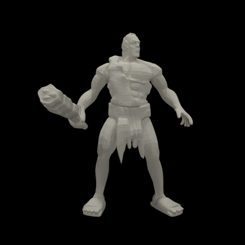 Stone Giant - Free 3d model on creazilla.com