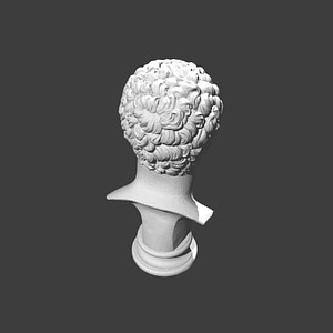 Colossal portrait of Lucius Verus 3d model