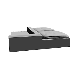 Stone and Concrete Pool - Free 3d model on creazilla.com