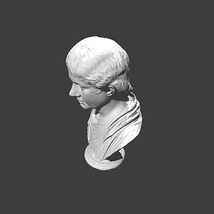 Portrait of Roman lady - Free 3d model on creazilla.com