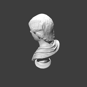 Portrait of Roman lady - Free 3d model on creazilla.com