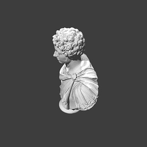 Portrait of a young Marcus Aurelius - Free 3d model on creazilla.com