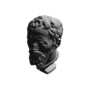 Portrait of Michelangelo - Free 3d model on creazilla.com