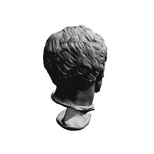 Portrait of Michelangelo - Free 3d model on creazilla.com