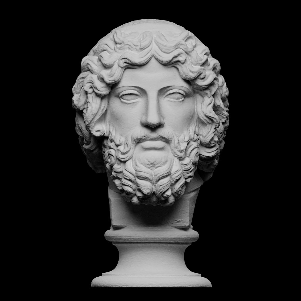 Bearded Deity, Zeus - Free 3d model on creazilla.com