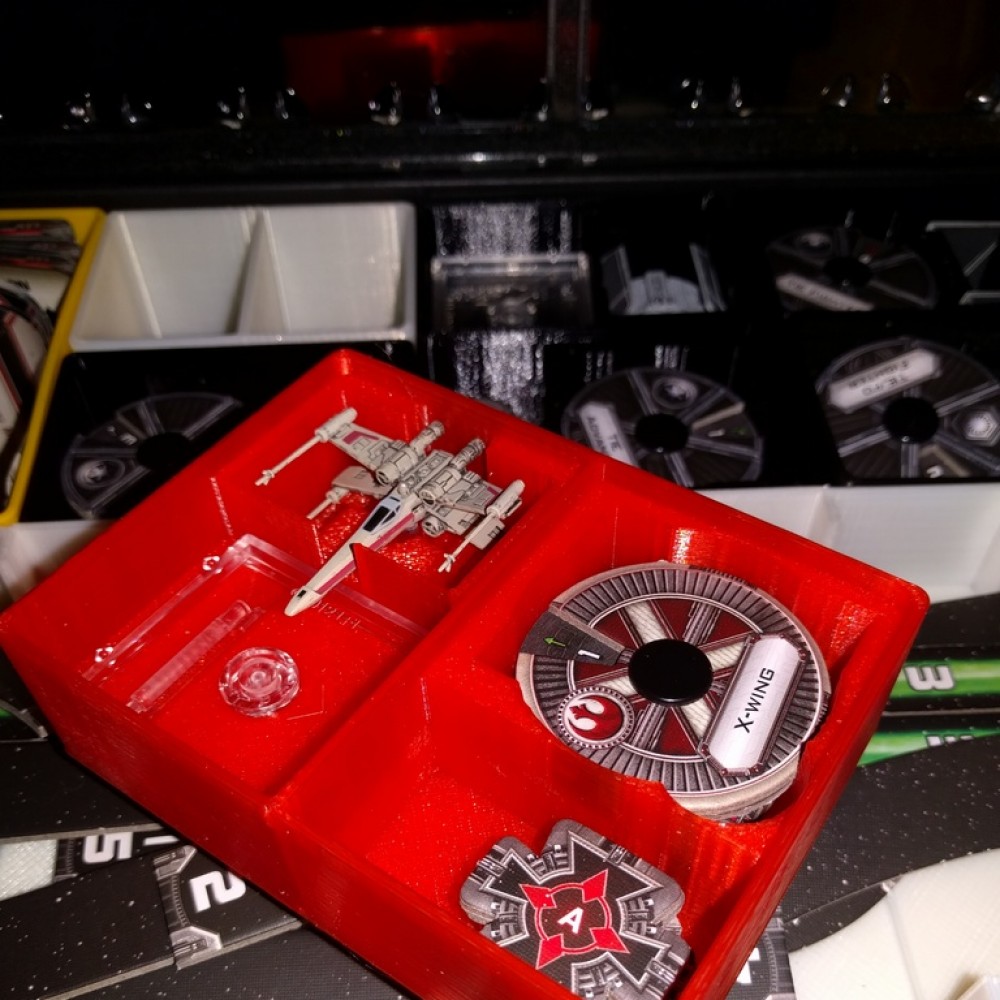 X-Wing box for Stanley Deep Organizer - Free 3d model on creazilla.com