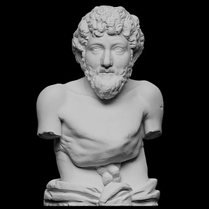 Portrait of Zeno of Kition, Greek Philosopher 3d model. Free download ...