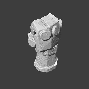 Punch HellBoy - Free 3d model on creazilla.com
