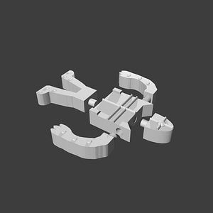 Red Lightning Hero - Free 3d model on creazilla.com