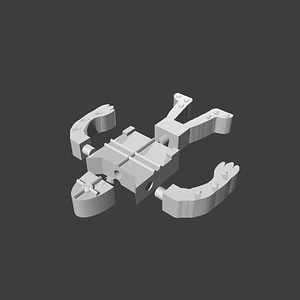 Red Lightning Hero - Free 3d model on creazilla.com