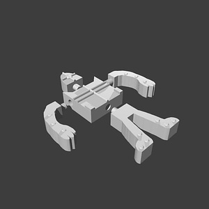 Red Lightning Hero - Free 3d model on creazilla.com