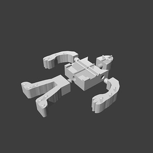 Red Lightning Hero - Free 3d model on creazilla.com