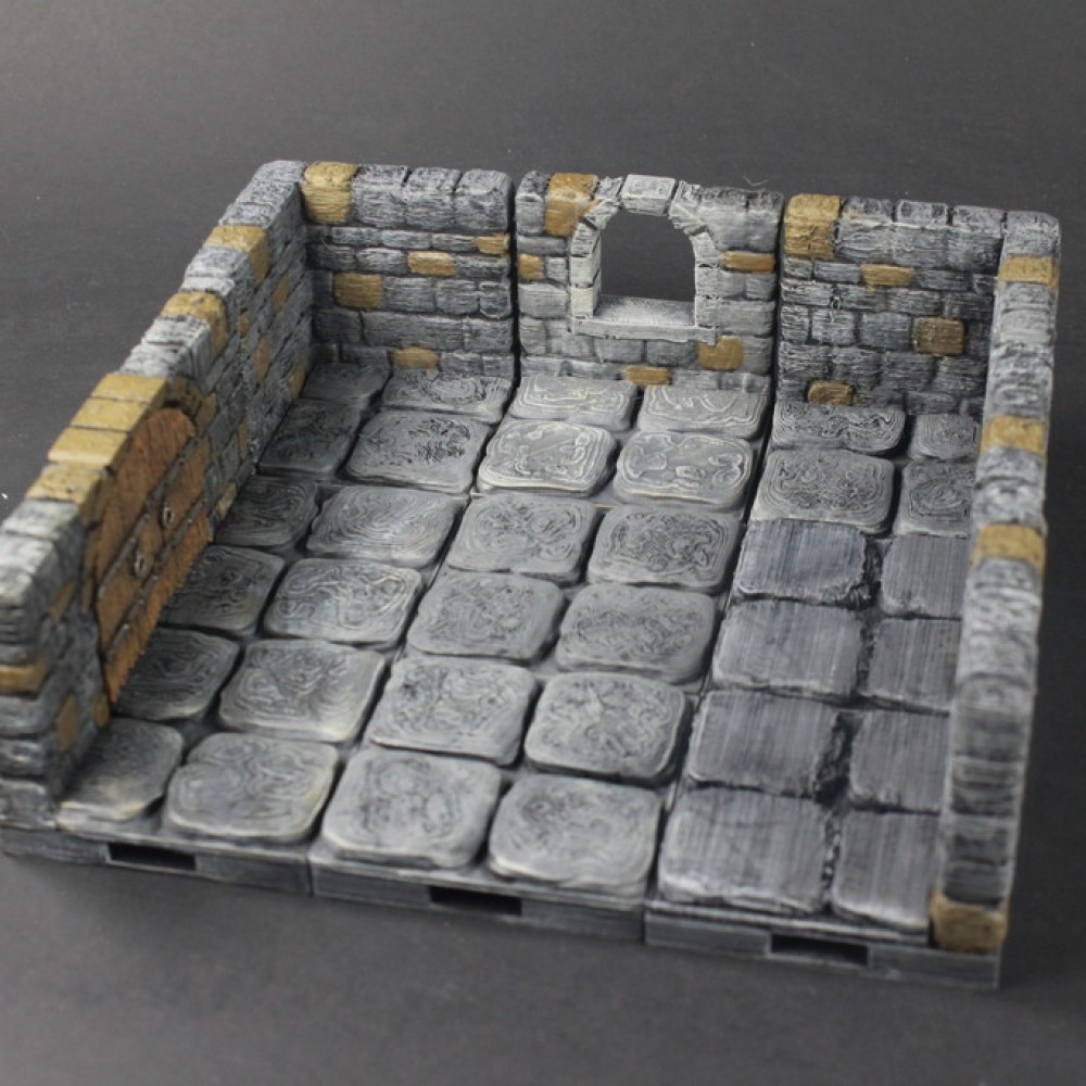 Dungeon Stone Windows - Free 3d model on creazilla.com