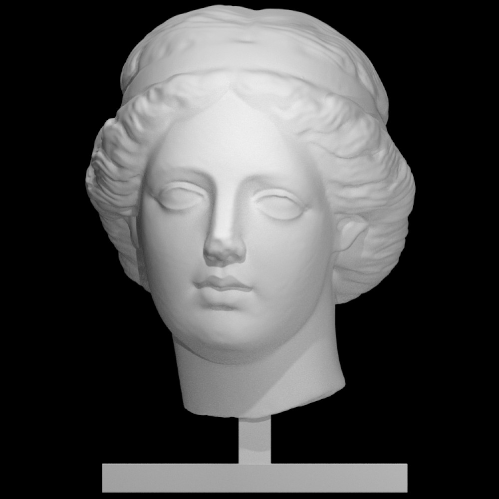 Head of a woman - Free 3d model on creazilla.com