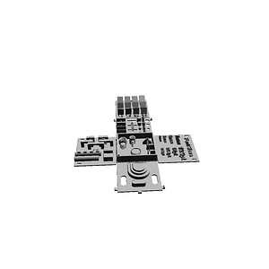 Folding Printer Calibration Cube - Free 3d model on creazilla.com