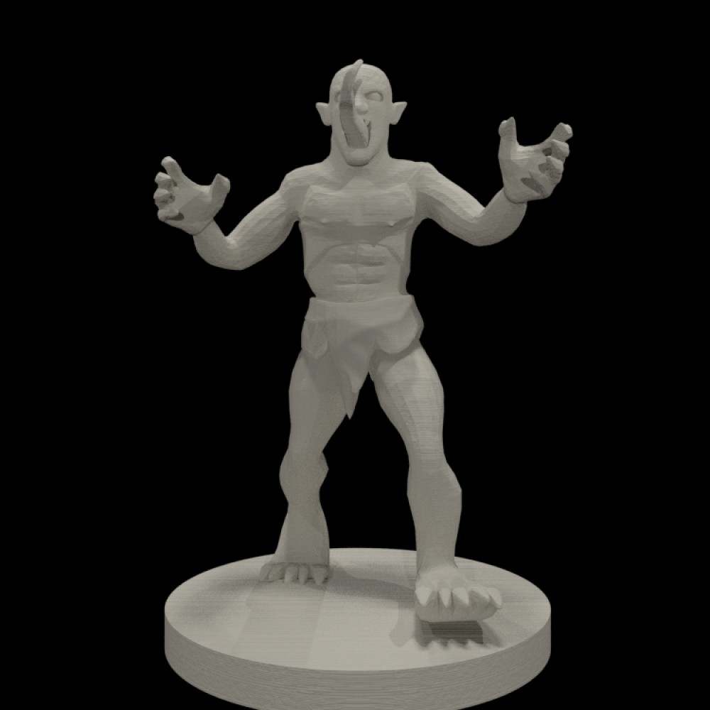 Ghoul - Free 3d model on creazilla.com