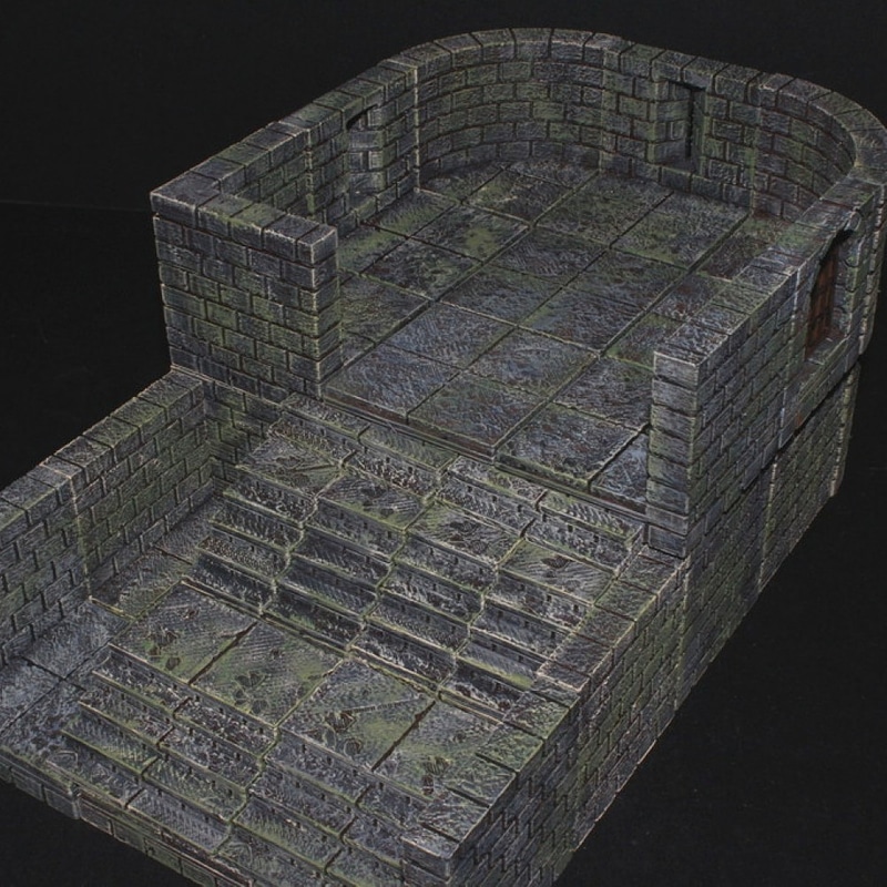 Cut-Stone Arrow Slit - Free 3d model on creazilla.com