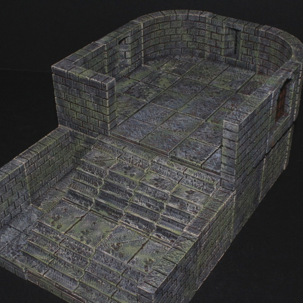 Cut-Stone Arrow Slit - Free 3d model on creazilla.com