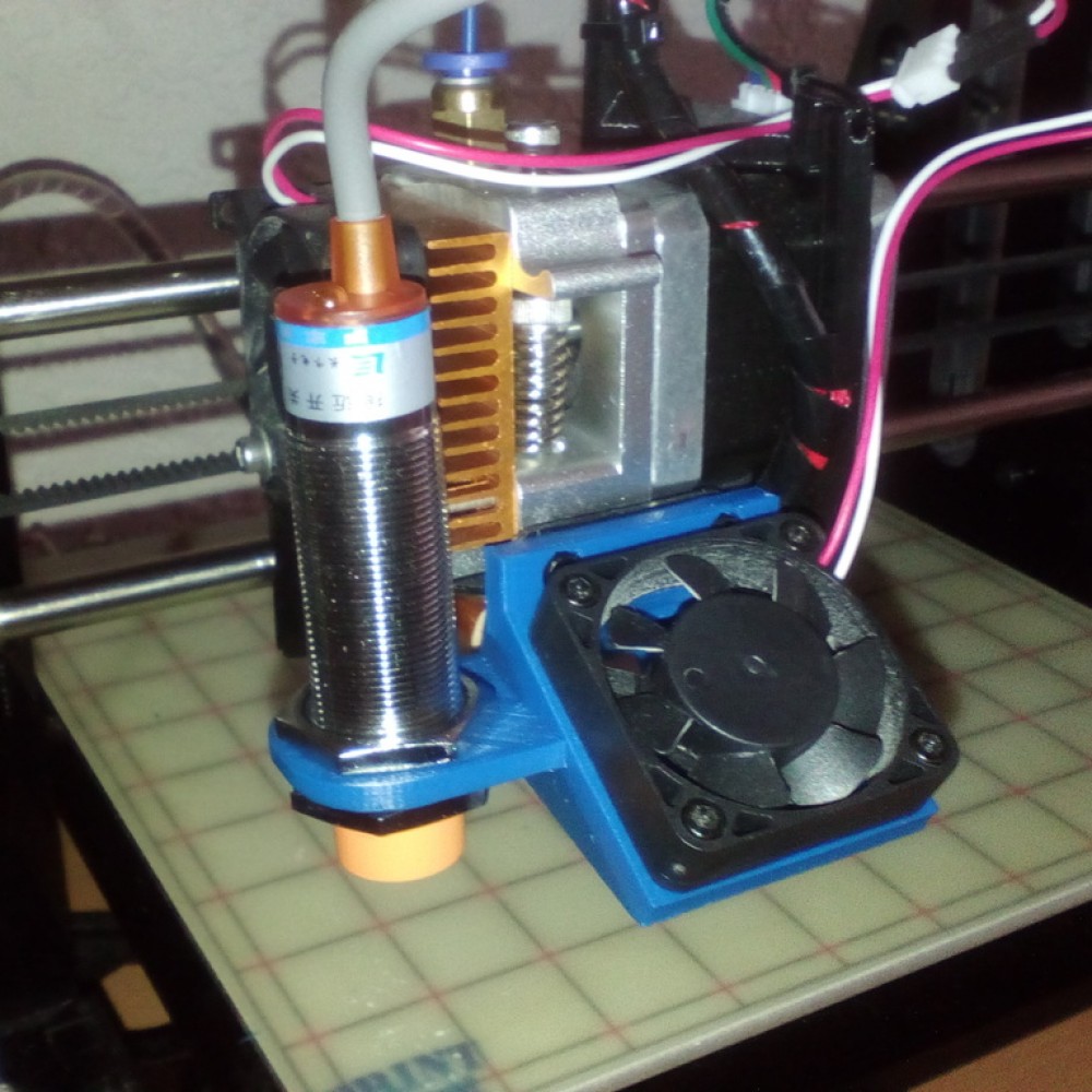 Geeetech I3 40mm cooling fan sensor mount - Free 3d model on creazilla.com
