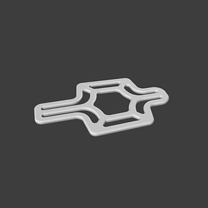 Moldable Finger Splint - Free 3d model on creazilla.com