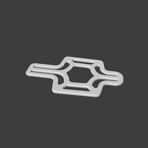 Moldable Finger Splint - Free 3d model on creazilla.com