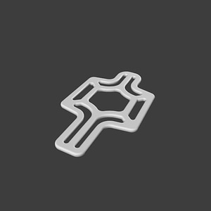 Moldable Finger Splint - Free 3d model on creazilla.com