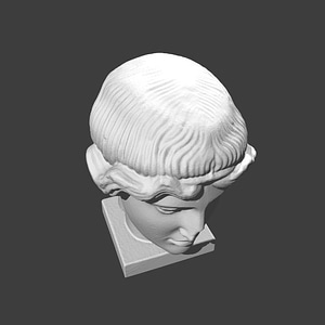 Head of Orpheus - Free 3d model on creazilla.com