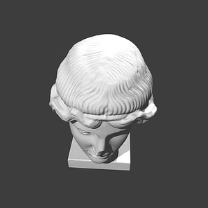 Head of Orpheus - Free 3d model on creazilla.com