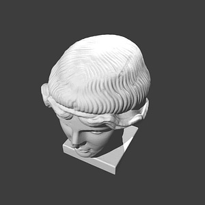Head of Orpheus - Free 3d model on creazilla.com