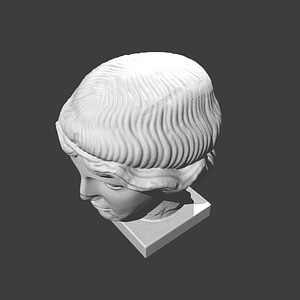 Head of Orpheus - Free 3d model on creazilla.com