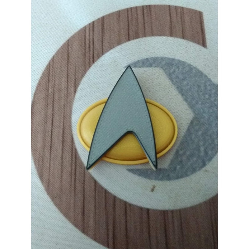 Starfleet Com Badges - Free 3d model on creazilla.com