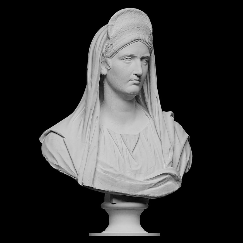 Portrait of Matidia - Free 3d model on creazilla.com