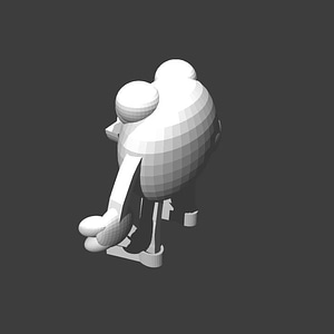 M&Ms guy - Free 3d model on creazilla.com