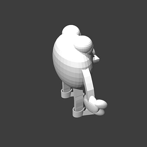 M&Ms guy - Free 3d model on creazilla.com