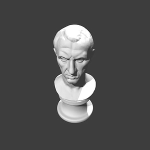Julius Caesar - Free 3d model on creazilla.com