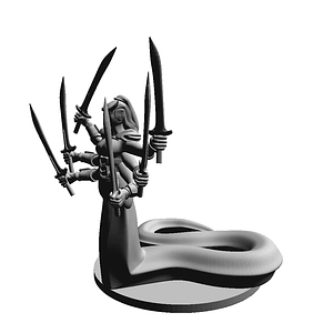 Marilith - Free 3d model on creazilla.com