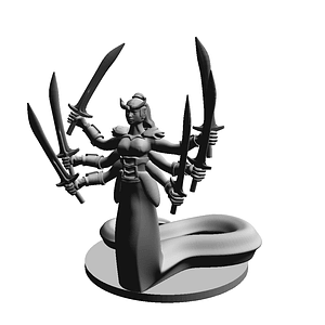 Marilith - Free 3d model on creazilla.com