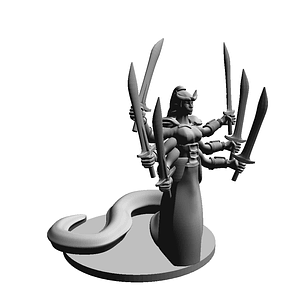 Marilith - Free 3d model on creazilla.com