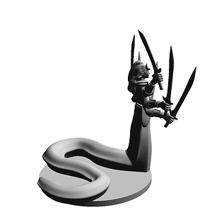 Marilith - Free 3d model on creazilla.com