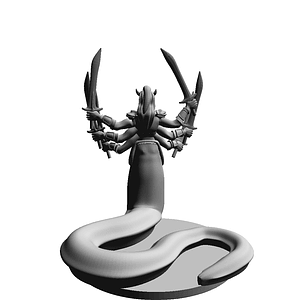 Marilith - Free 3d model on creazilla.com