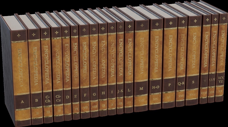 Book Encyclopedia Set - Free 3d model on creazilla.com