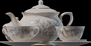 Tea Set - Free 3d model on creazilla.com