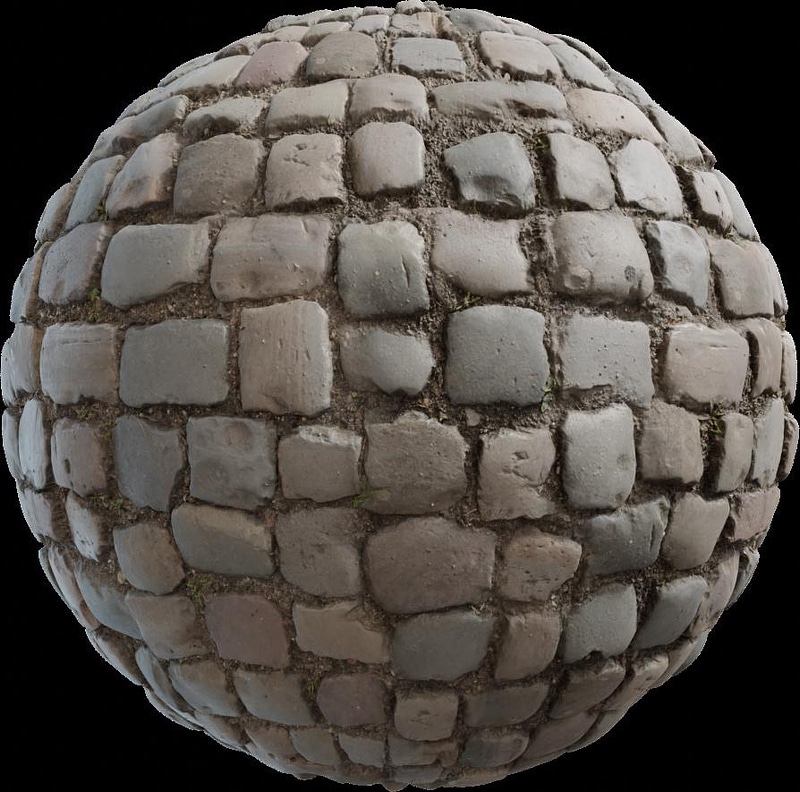 Cobblestone Floor - Free 3d model on creazilla.com
