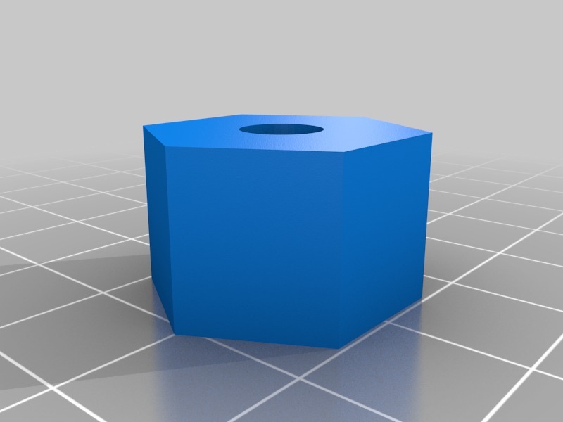 Hexagon Calibration Block - Free 3d model on creazilla.com